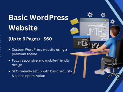 Basic WordPress Website ( Upto 6 Pages ) | Upwork