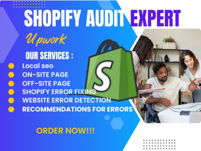 Website audit, review your shopify store for errors and recommendations ...