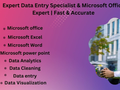 Expert Data Entry Specialist Microsoft Office Expert Fast & Accurate ...