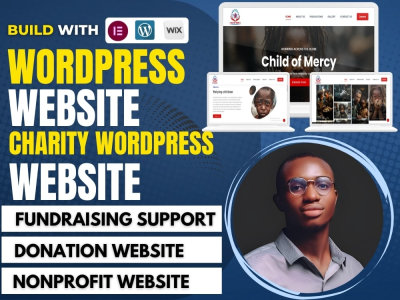 Charity website nonprofit website ngo website fundraising website | Upwork