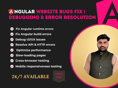 Angular Website Bugs Fix | Debugging & Error Resolution | Upwork