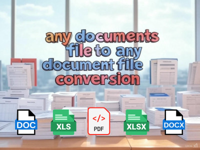 Your documents converted to any file format | Upwork