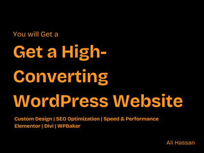 A Custom WordPress Website – Fast, Responsive & SEO-Optimized | Upwork