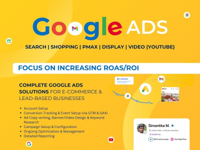 Google Ads for E-commerce & Lead-Based Businesses | Upwork