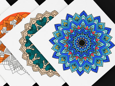An amazing set of Mandala coloring designs! | Upwork