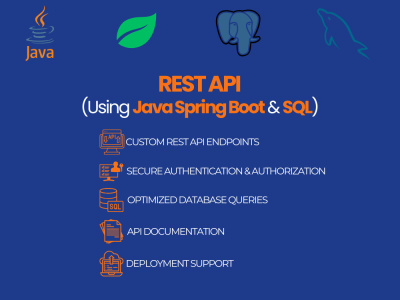 A scalable REST API using Java Spring Boot & SQL | Upwork