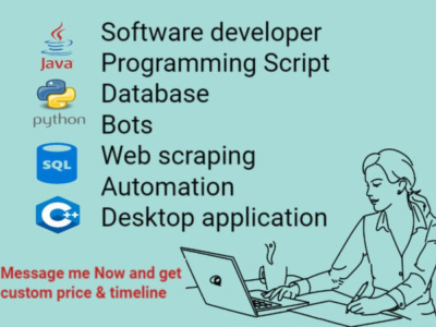 Script java python bot c, c++ sql database code programming project develop | Upwork