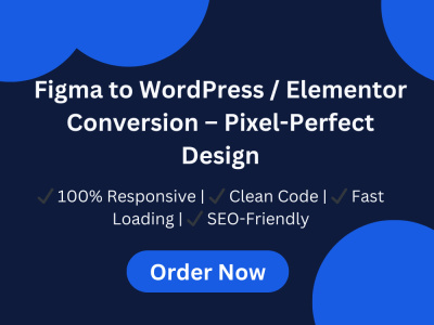 Figma to WordPress / Elementor Conversion | Upwork