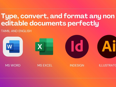 Typed, converted, and formatted files of non editable documents ...