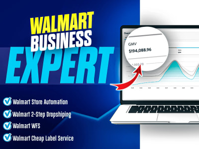 Walmart 2 step Dropshipping | Walmart Automation | Walmart WFS VA | Upwork