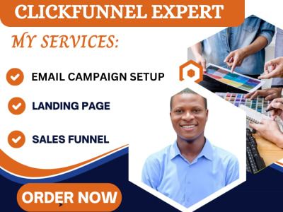 Sales funnel landing page design in clickfunnel | Upwork