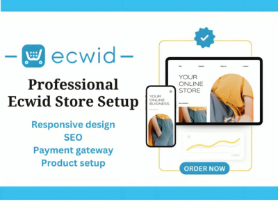 Ecwid store setup, product listing and design your ecwid website | Upwork
