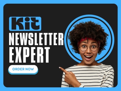 Kit ConvertKit Setup Newsletter Template Design Convertkit Landing Page ...
