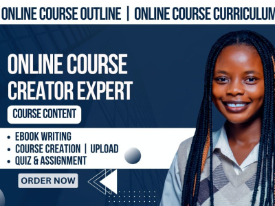 Curriculum Research, Online Course Content Writing, Course Content ...
