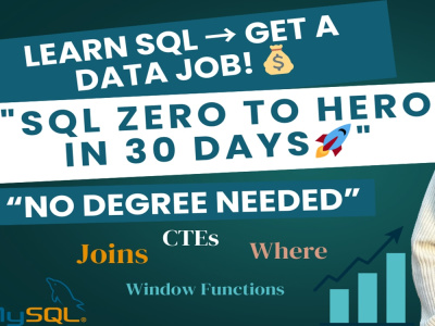 Expert SQL Tutor with 5 years of experience (Go from 0 to Hero in 30 ...
