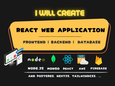 An web application react, node js, express, mongo and host on AWS | Upwork
