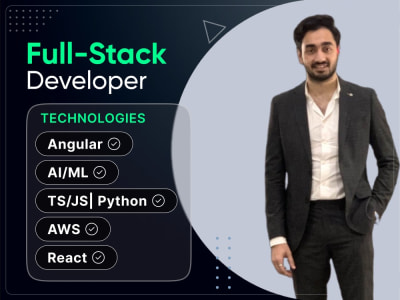 Full-Stack Development | Frontend & Backend | MERN/Python | AI/ML Solutions | Upwork