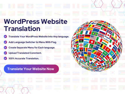 Wordpress website translation into any language | Upwork