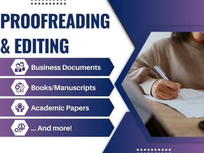 Proofreading and editing of any document by a pro | Upwork