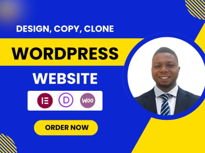 Design, redesign, copy clone wordpress website using elementor pro | Upwork