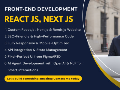 React.js | Next.js | Remix.js | Javascript | Front End Developer | Upwork