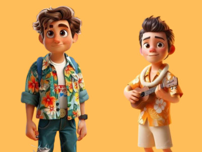 3d cartoon character design pixar character modelling 3d character ...