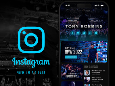 Custom PREMIUM Instagram bio page for your personal branding | Upwork