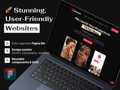 A modern User-friendly Website UI/UX Design in Figma | Upwork