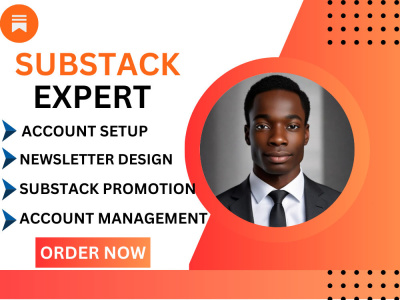 Substack account set up, create substack website, do substack post | Upwork