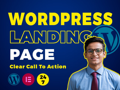 Custom WordPress Landing Page Design | High-Converting & Responsive | Upwork