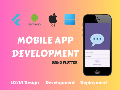 Mobile App Development Using Flutter For Android, iOS | Upwork