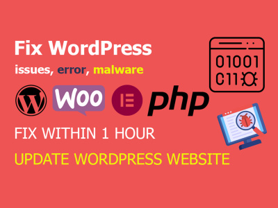 Fixed any WordPress issues and WooCommerce errors or bugs. | Upwork