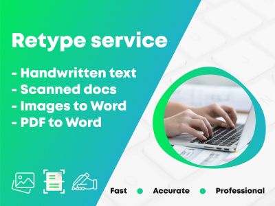 A retyped word document file from handwritten text, image or scanned ...