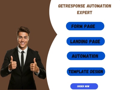 Getresponse automation template design autoresponder form page landing ...