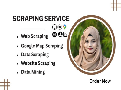 Web scrape, google map scrape, website scrape and data scrape | Upwork