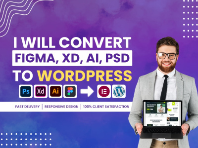 A Pixel Perfect Figma, PSD, XD, or AI to WordPress Website | Upwork