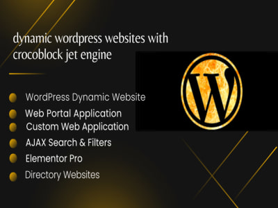 Dynamic WordPress website by Crocoblock, Elementor , Jet Engine | Upwork