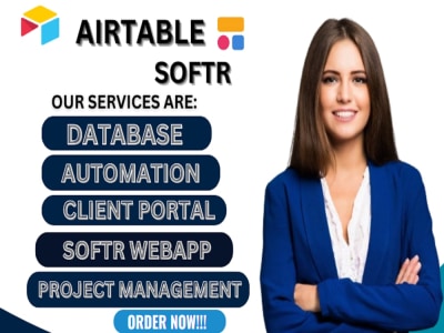 Airtable database,airtable automationairtable interface,softr client portal | Upwork