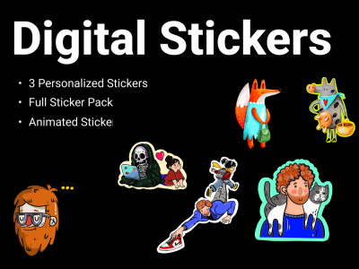 🎭 Custom Digital Stickers | Upwork
