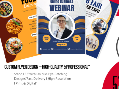 Eye-Catching & Viral Flyer Design | Boost Engagement & Sales | Upwork
