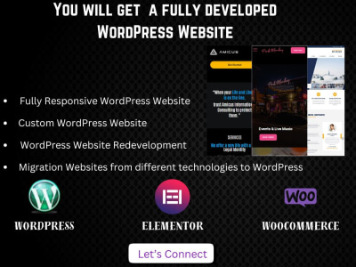 A fully developed WordPress website | Upwork