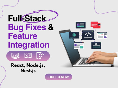Full-Stack Bug Fixes & Feature Integration | React, Node.js, Nest.js | Upwork
