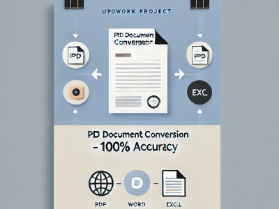 Reliable & Accurate PDF Document Conversion Services | Upwork