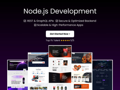 Expert Node JS Developer | Back End Developer | nodejs | JavaScript | Upwork