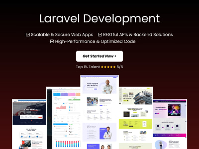 Expert Laravel Developer | Laravel Framework | Laravel Expert | PHP | Upwork