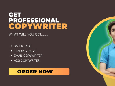 A professional copywriter for your email,sales page,landing page,and ...