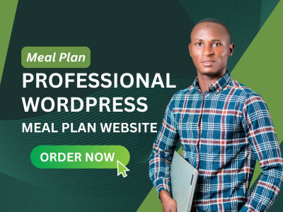A WordPress Website | Meal Plan Website | Meal Prep Website | Upwork