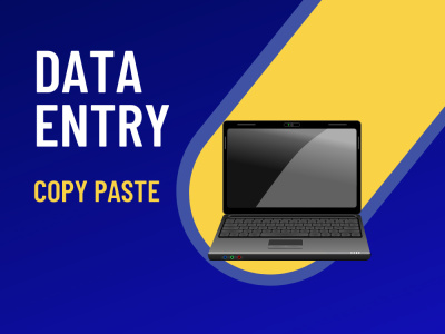 Data Entry, Copy Paste, Manual typing, Web Research, Convert PDF to ...