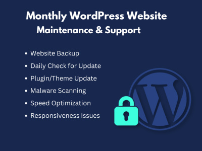 Monthly WordPress website maintenance and support | Upwork
