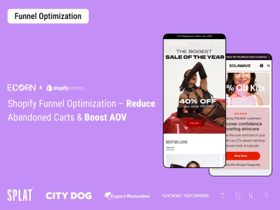 🎯 Shopify Funnel Optimization – Reduce Abandoned Carts & Boost AOV | Upwork